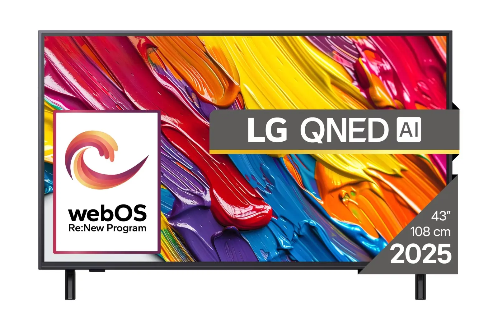 LG Televizor 43QNED82A3B 43", 4K Smart TV, Sivi