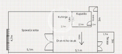 Dvosoban salonac- Centar- Petra Drapšina ID#10034