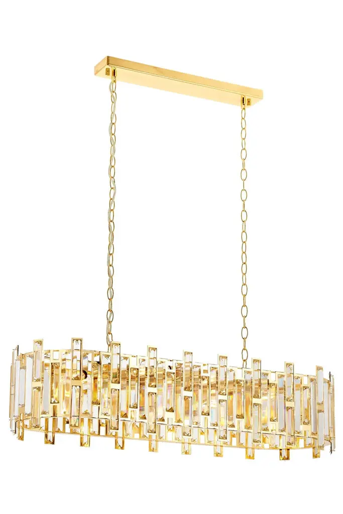 Opviq Luster Av-4307-S30X90, 105x90x30cm, Zlatne boje