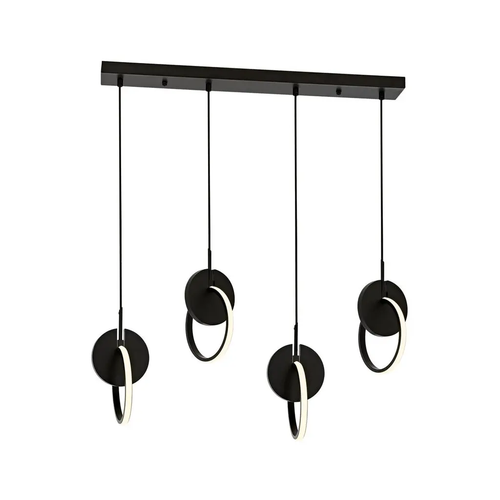 Opviq Luster Av-1874-4Y-Bsy, 90x80x12cm, Crni