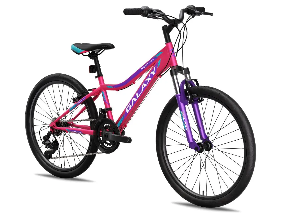 Bicikl FESTINA 24"/18 FS roza/ljubicasta mat