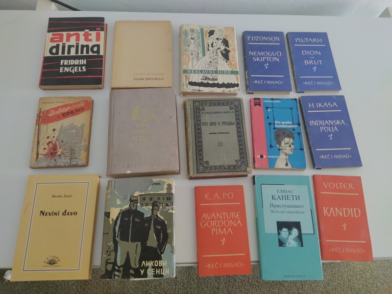 Lot od 15 knjiga