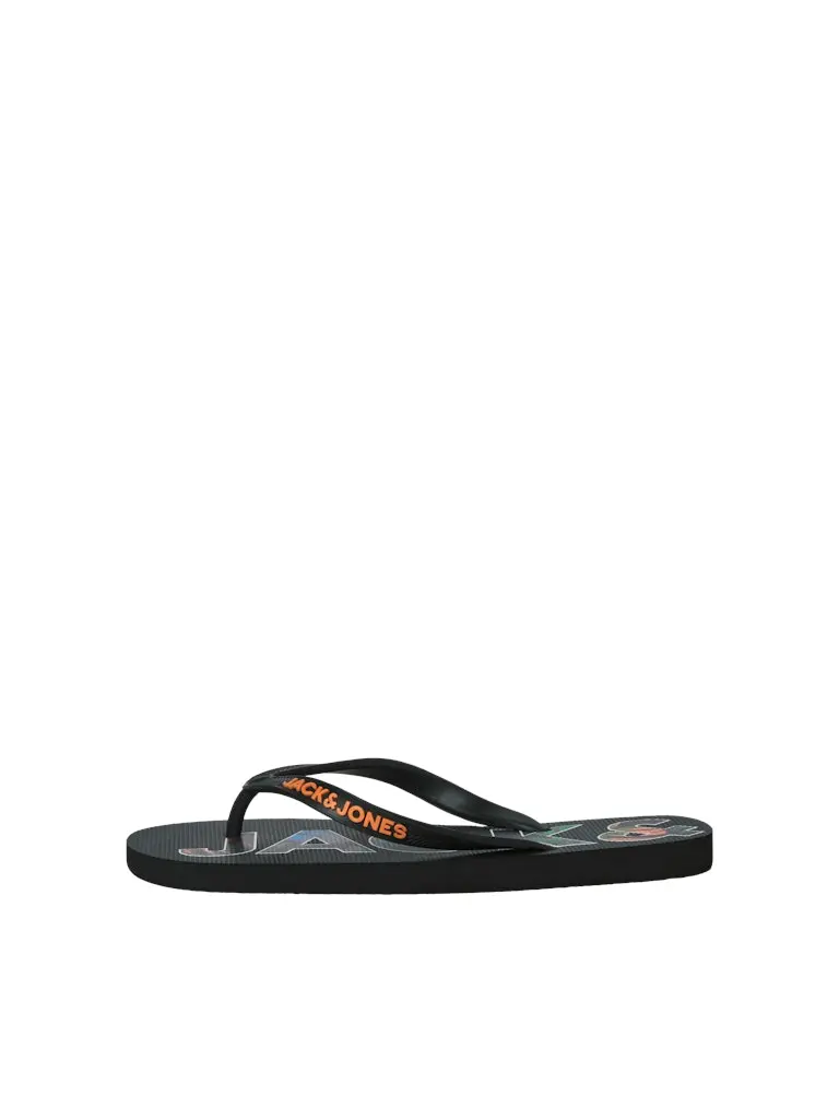 Jack & Jones Muške japanke 12230642, Crne