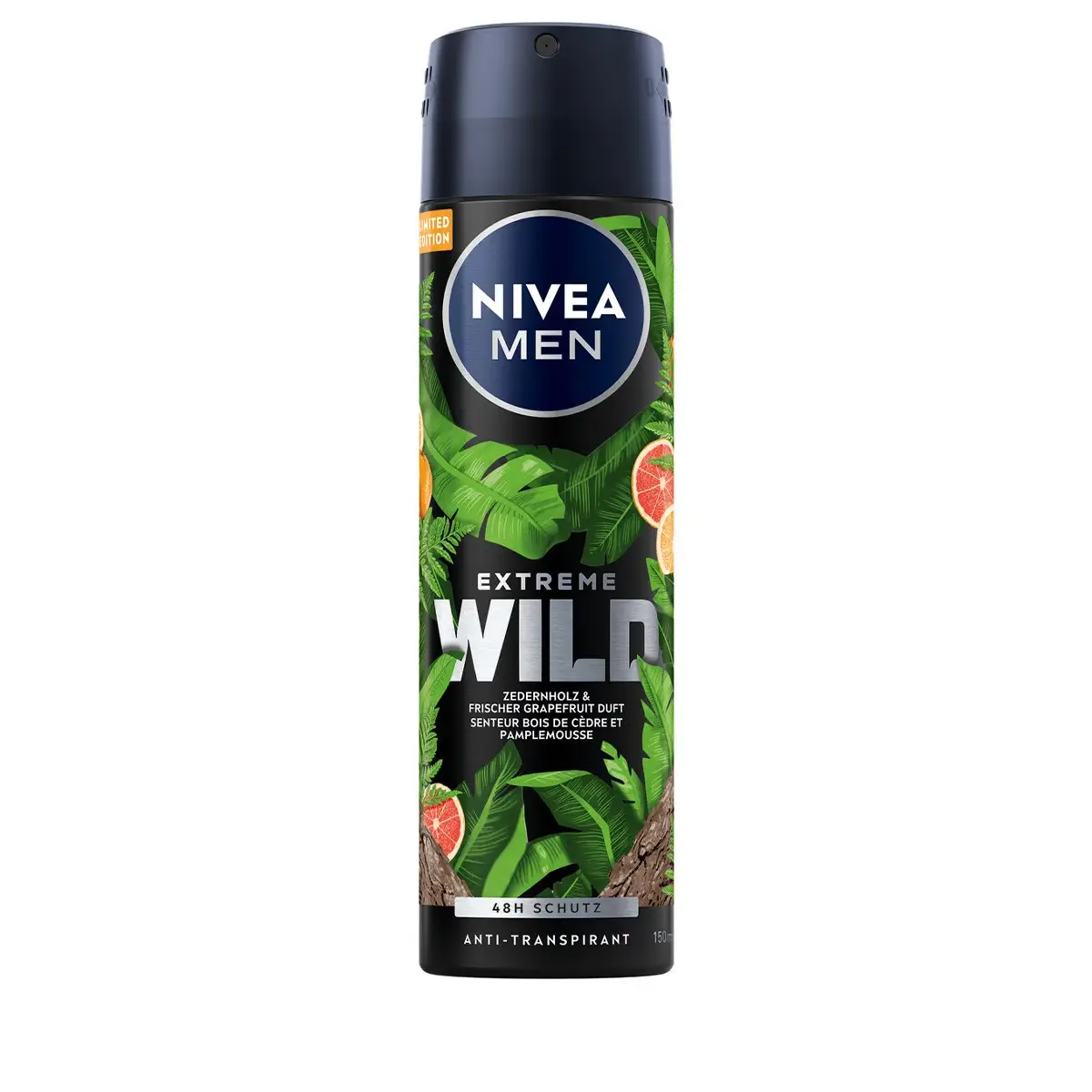 NIVEA Muški dezodorans Extreme Wild Cedarwood & Grapefruit 150ml