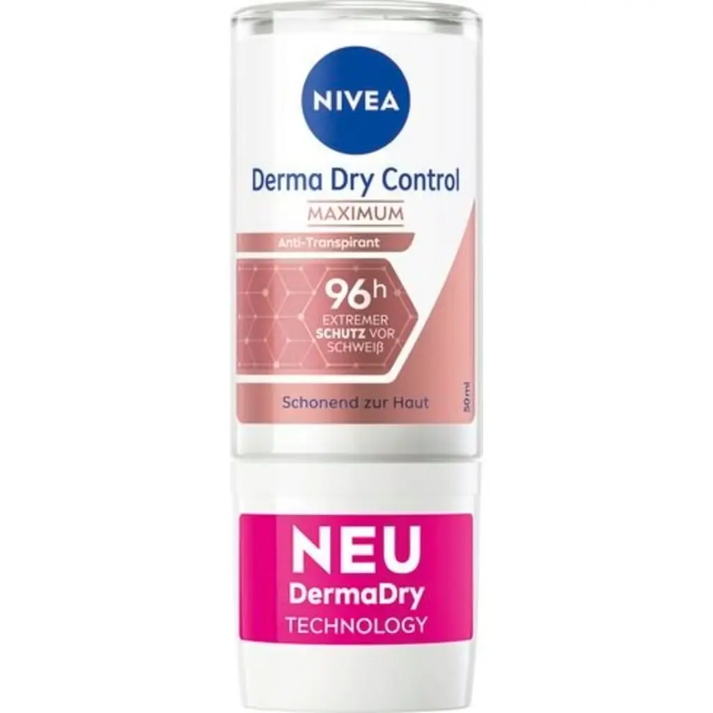 NIVEA Ženski dezodorans Roll On Derma Dry Control Maximum 50ml