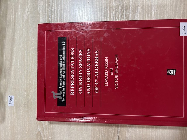 Representations on krein spaces and derivations of c -