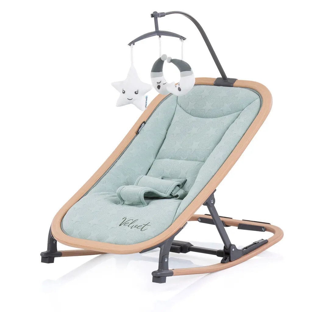 Chipolino Njihalica za decu Velvet, Zelena