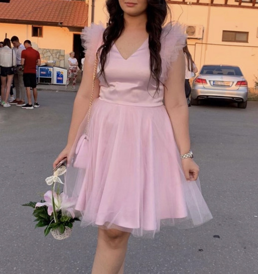 Diline pink haljina