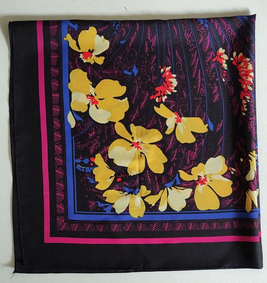 Vintage francuska marama PRINCESS 85 x 88 cm