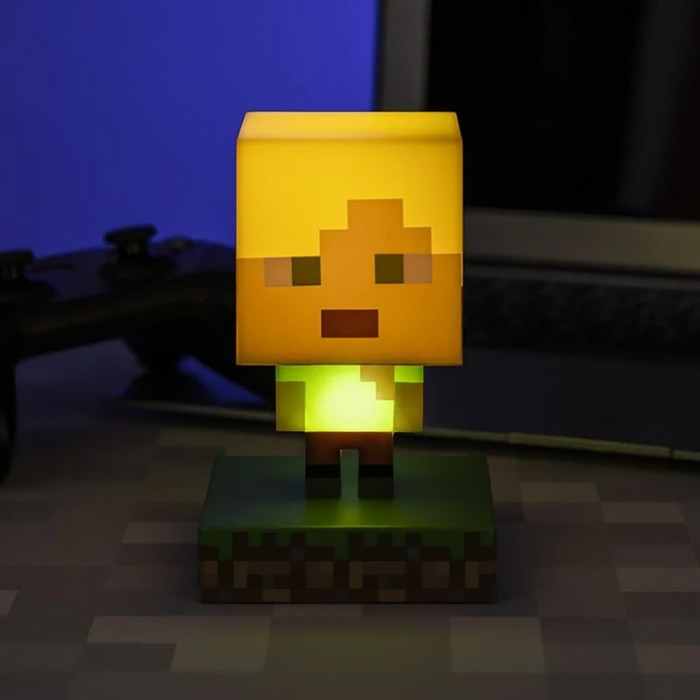 Minecraft Alex Paladone Icon Light V2 lampa