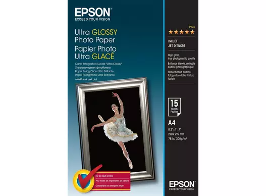 Ultra Glossy Photo Paper, DIN A4, 300g/m2, 15 Sheets
