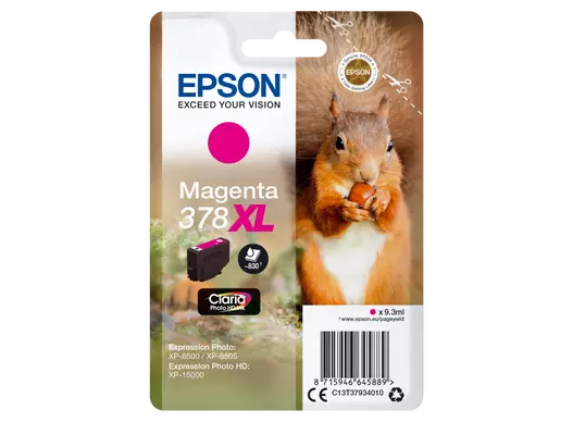 Singlepack Magenta 378XL Claria Photo HD Ink