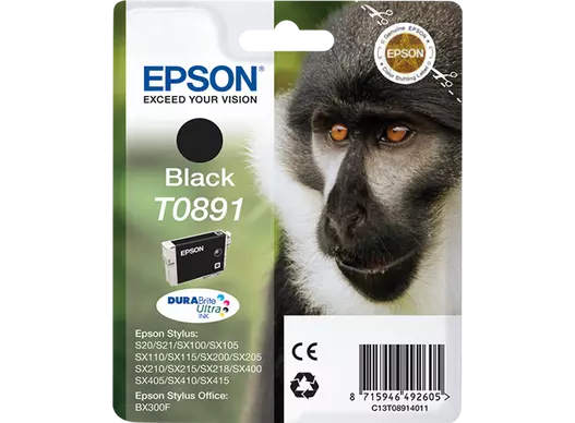 Singlepack Black T0891 DURABrite Ultra Ink