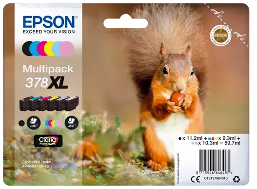 Multipack 6-colours 378XL Claria Photo HD Ink