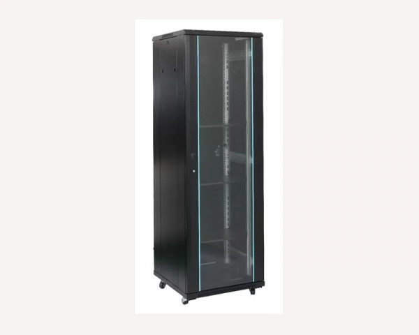 MAXPRO LINE Rack orman samostojeći, 27U, 600x600, staklena vrata (pakovanje od 3 kutije)
