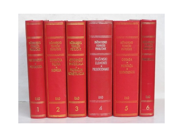 tm - IT - Inzenjersko Tehnicki PRIRUCNIK 1 - 6 komplet