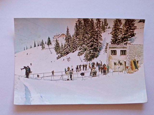 Jahorina - Ski Lift - Bosna - Skijaši - Putovala 1965.g