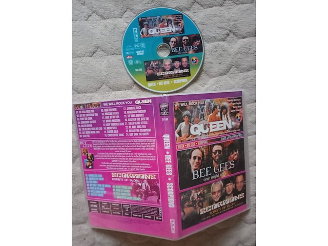 Queen / Bee Gees / Scorpions
