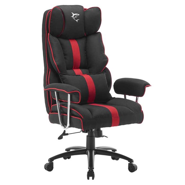 Gejmerska stolica White Shark - Le Mans - Black/Red