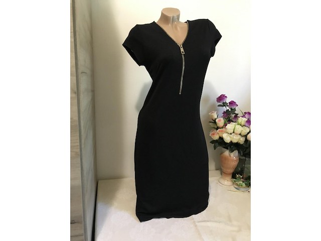 Lady crna sa rajsfeslusom haljina S/M