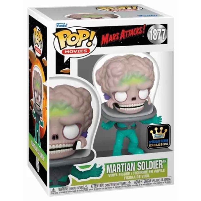 Figura Funko POP! Mars Attacks - Soldier with CH (GW)