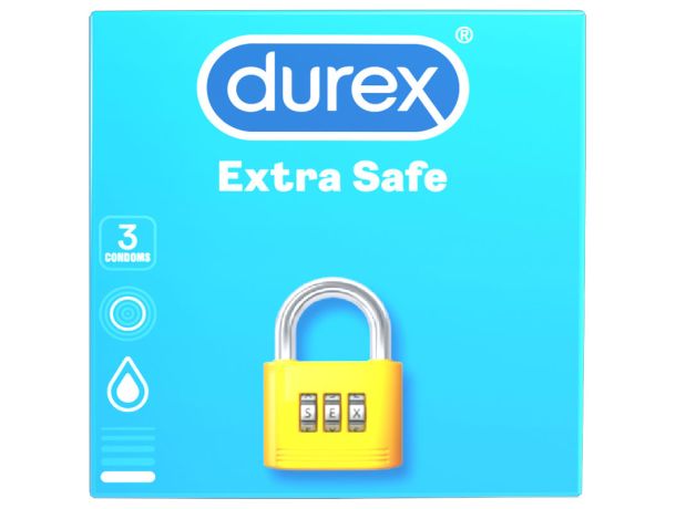 Durex Extra safe, 3 kondoma