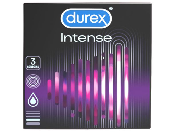 Durex Intense Orgasmic, 3 kondoma