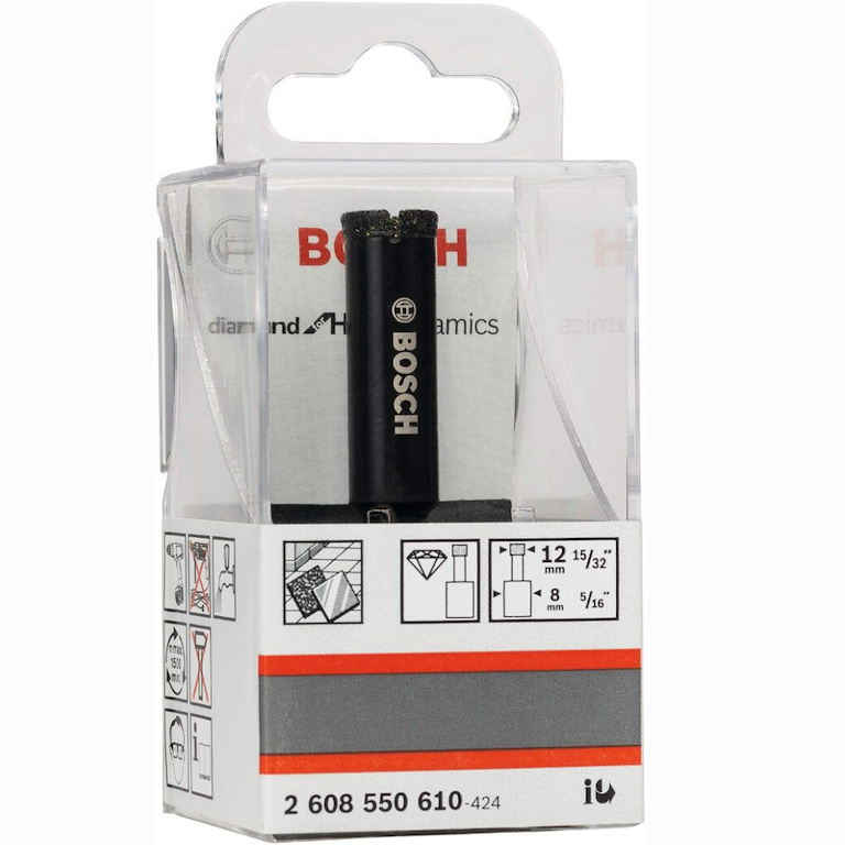Bosch – Dijamantska burgija za mokro bušenje 12x35mm – 2608550610