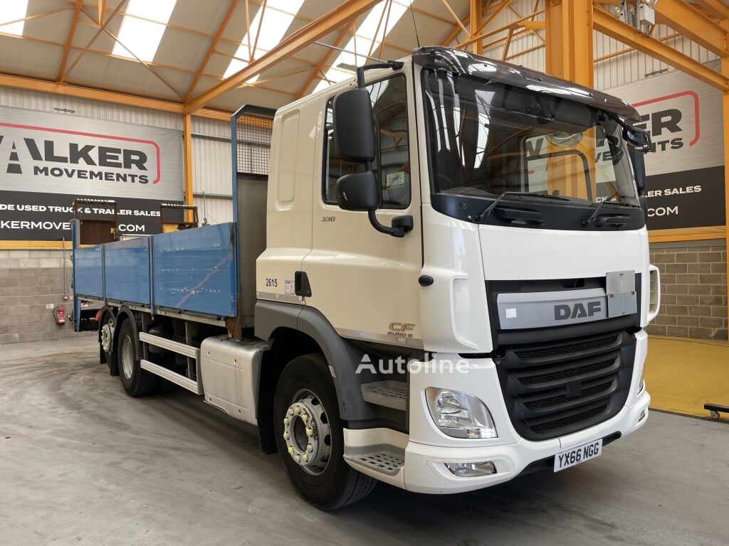 DAF CF330 *EURO 6*, 6X2 DROPSIDE FLATBED – 2016 – YX66 NGG kamion s ravnom platformom