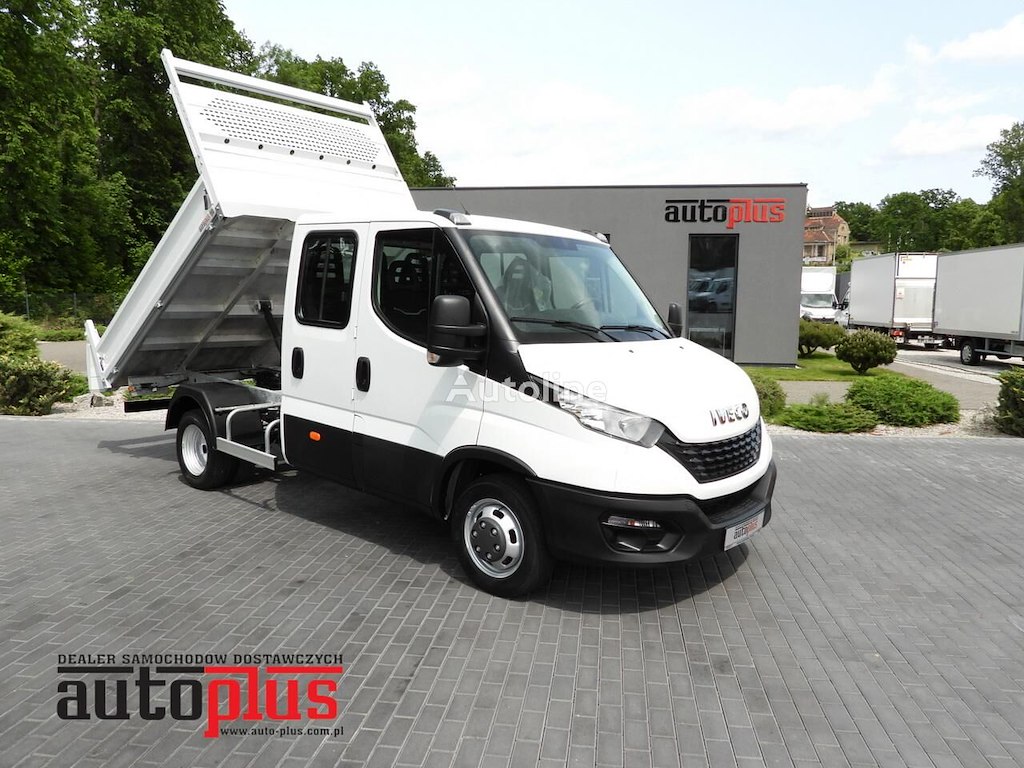 IVECO DAILY 35C14 WYWROTKA PODWÓJNA KABINA DOKA 6 MIEJSC TEMPOMAT BLIŹ kamion kiper < 3.5t