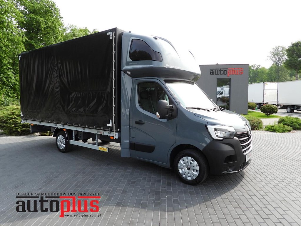 Renault MASTER PLANDEKA 10 PALET WEBASTO TEMPOMAT LEDY PNEUMATYKA KLIMAT kamion s ceradom < 3.5t