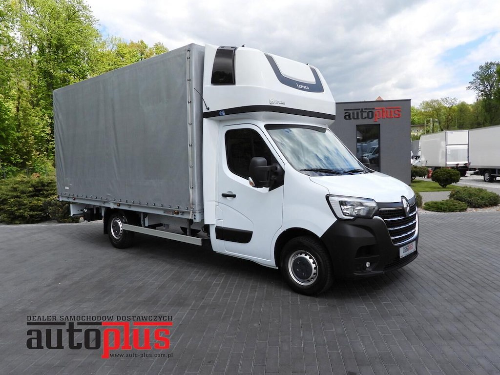 Renault MASTER  PLANDEKA 10 PALET TEMPOMAT LEDY PNEUMATYKA KLIMATYZACJA kamion s ceradom < 3.5t