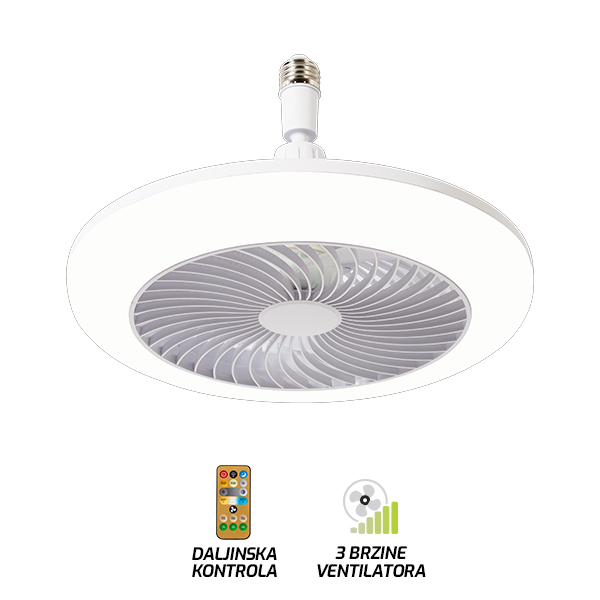 Sijalica sa ventilatorom FV4001-28 WH