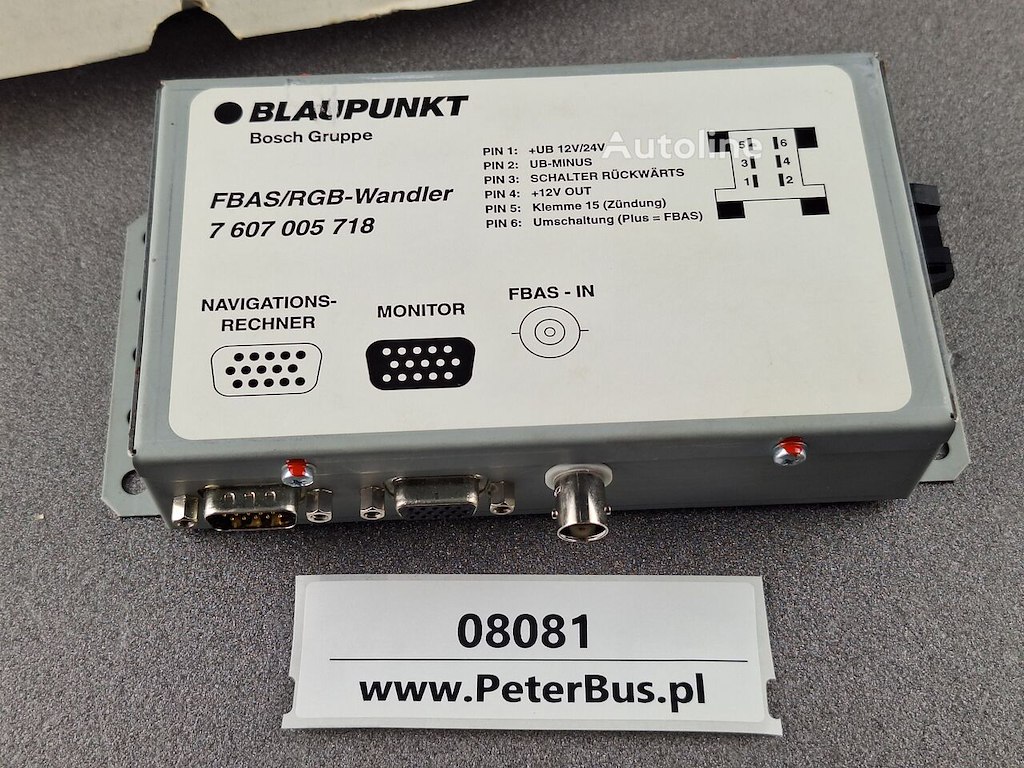 Wzmacniacz Blaupunkt nr 7 607 005 718 za autobusa