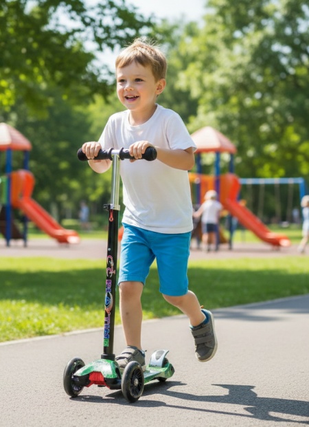 Maxi Trotinet za decu sa svetlećim točkovima 650-27