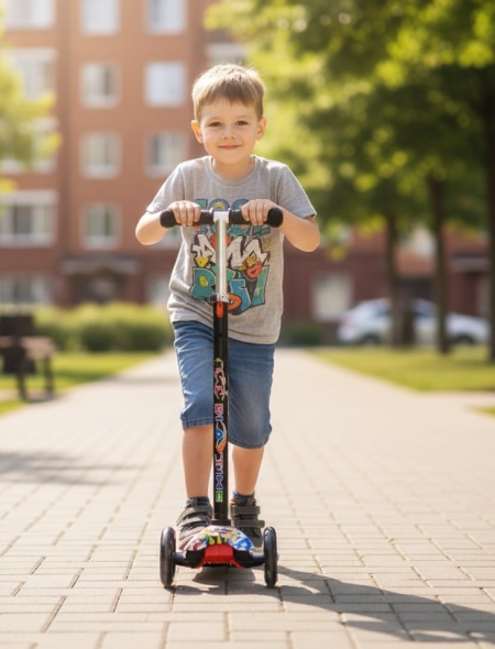 Maxi Trotinet za decu sa svetlećim točkovima 650-15