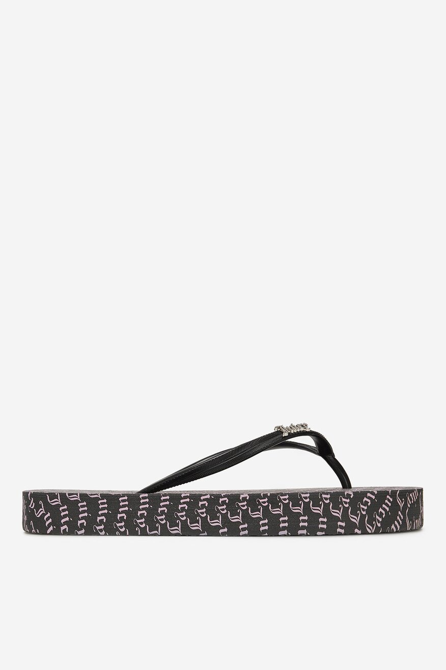 Папуче за базен Juicy Couture CRNA