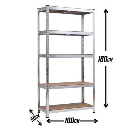 SuperHome 180x100x50cm 175Kg Metalna Montažna Polica ( 1598 )