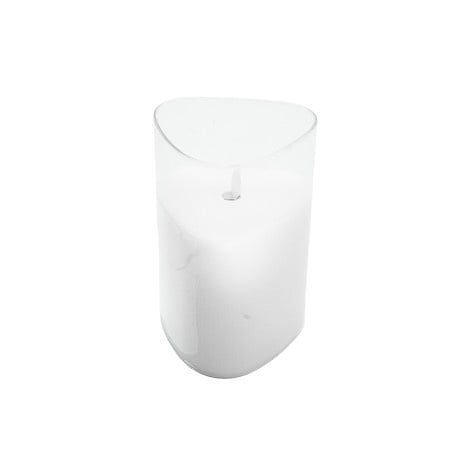 Dekordom Led candle prism - 15cm - transparent - n53 ( 025063 )