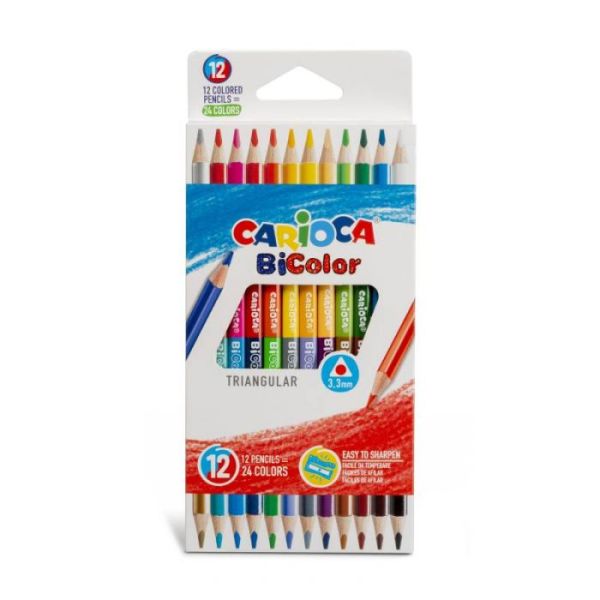 Drvene bojice Carioca bicolor 1/12