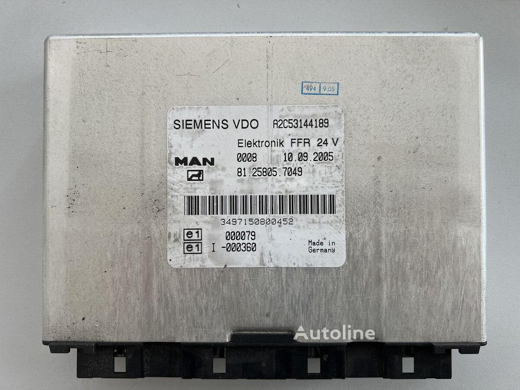 Siemens Elektronik FFR 24V, A2C53144189 upravljačka jedinica za MAN TGL kamiona