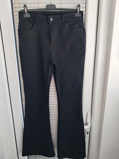 NOVE crne farmerke zvonarice vel XL