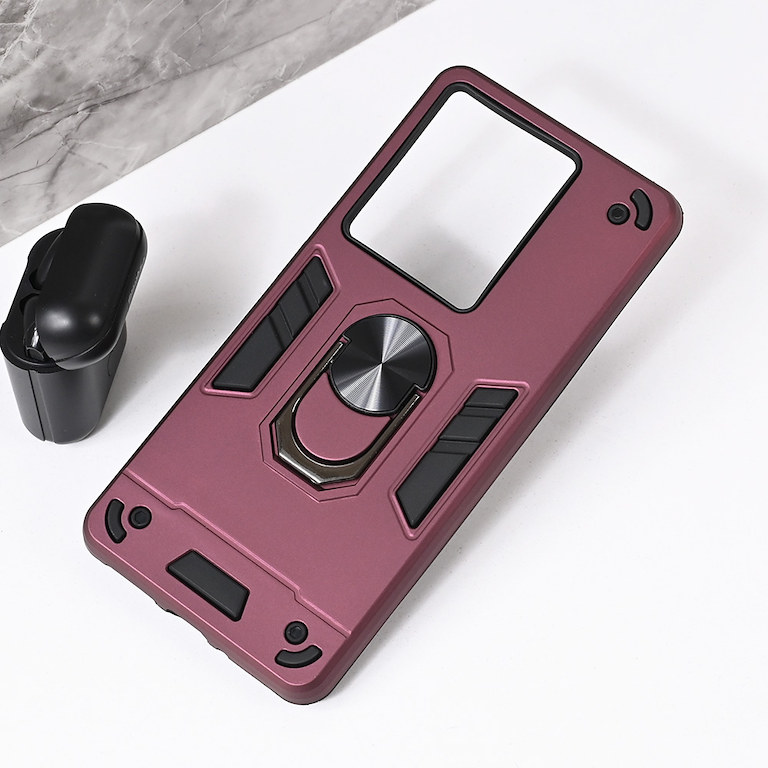 Maska(futrola) Hard Ring za Xiaomi Redmi Note 14s bordo
