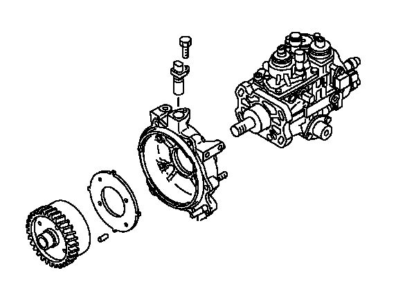 Pompa wtryskowa silnik 4D34 Euro 3 Mitsubishi Fuso FE649, FE659, FE84P, FE85P ME221063 za Mitsubishi Mitsubishi Canter Fuso kamiona