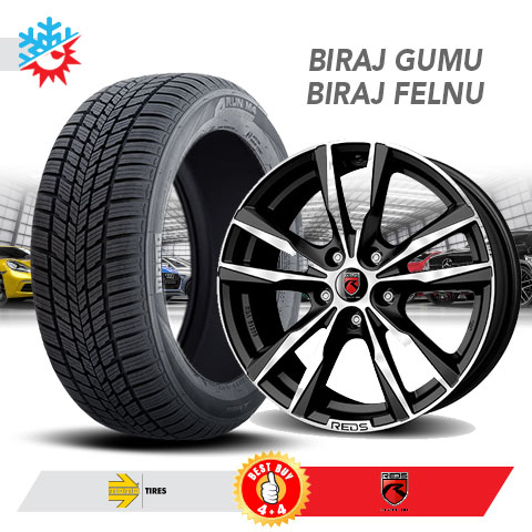 225/40 R18 SET ALL MOMO + REDS K2 MB POL 5/108