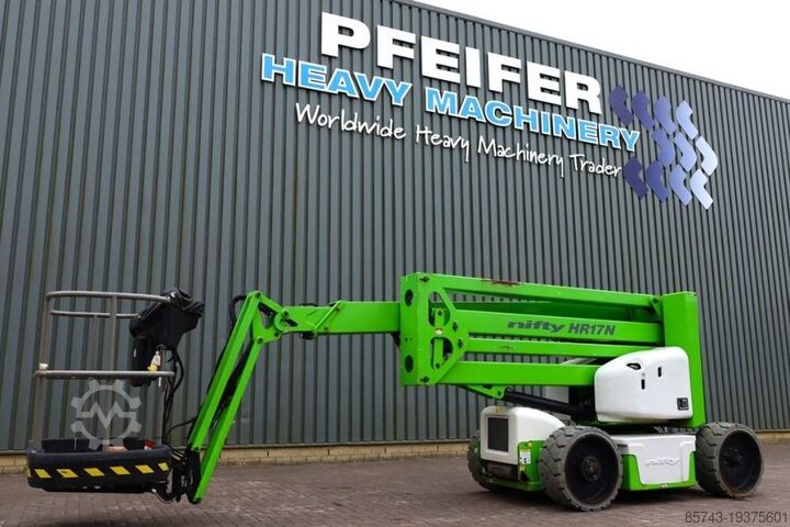 Artikulisan teleskopski bum lift
Niftylift HR17N Hybrid MK3 Hybrid Battery & Diesel, 17m Work