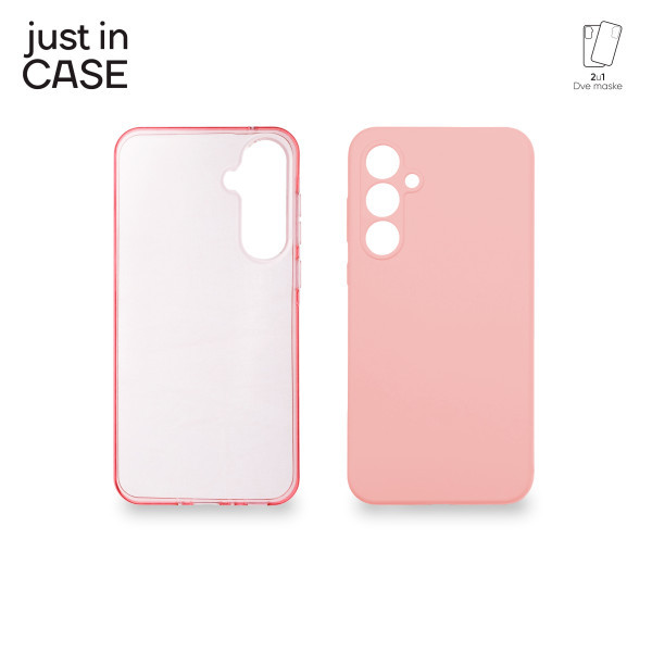 2u1 Extra case MIX paket maski za telefon Samsung Galaxy A35 PINK