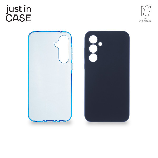2u1 Extra case MIX paket maski za telefon Samsung Galaxy A35 PLAVI