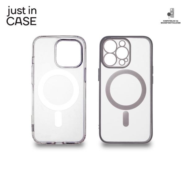 2u1 Extra case MAG MIX paket SREBRNI za iPhone 13 Pro