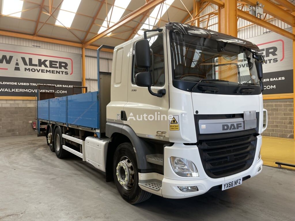 DAF CF330 *EURO 6*, 6X2 DROPSIDE FLATBED – 2016 – YX66 NFZ kamion s ravnom platformom